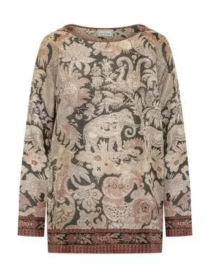 PIERRE-LOUIS MASCIA Aloe Silk-blend Mini Long Sleeve Shirt - Beige