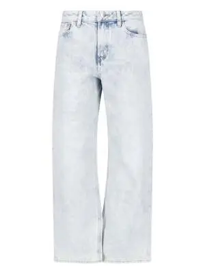 Calvin Klein High-rise Wide-leg Jeans - Light Blue