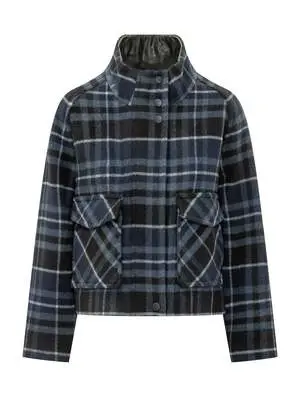 Pinko Campanula Caban Coat - Mult.nero Blu