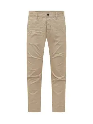 Dsquared2 Slim Fit Chino Trousers - Sand