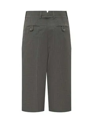 AMI Paris Carrot Shorts With 2-pocket Design - Gris Carbone