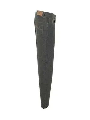 Brunello Cucinelli Brushed Paint-print Trousers