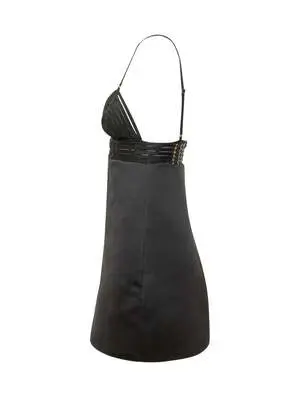 Elisabetta Franchi Structured Mini Suit With Decorative Belts