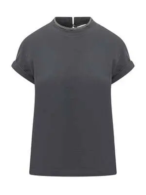Brunello Cucinelli Cut Out T-shirts For Women