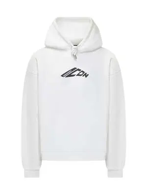 DSQUARED2 ICON COLLECTION Casual Icon Logo Sweatshirt - White