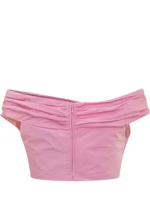 Dsquared2 Off-the-shoulder Cropped Top - Lilac