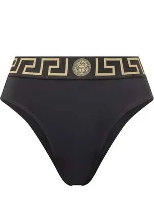 Versace Mini Slip Bikini - Black