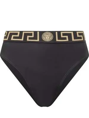 Versace Mini Slip Bikini - Black