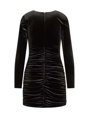 ACTUALEE Textured Mini Dress