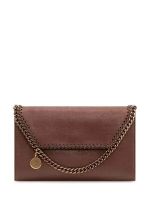 Stella McCartney Falabella Wallet On Chain Shoulder Bag - Mahogany