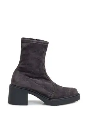 Roberto Festa Elegant Leather Ankle Boots - Asfalto