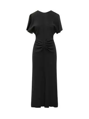 Victoria Beckham Chic Midi Gathered Suit