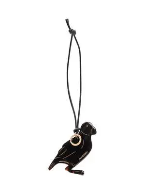 JW Anderson J. W. Anderson Mini Puffin Charm Keychain - Black