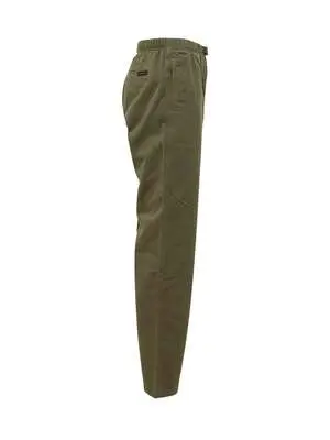 Gramicci Utility Trousers With Belt And Pockets - Olive