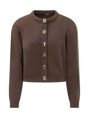 ROTATE BY BIRGER CHRISTENSEN Essential Knit Cardigan - Mole'