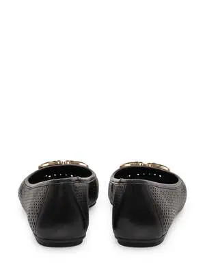 Pinko Leather Mini Ballerina Flats