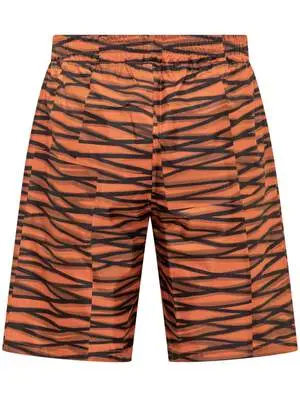 PIERRE-LOUIS MASCIA Stampaint Mini Shorts - Arancio