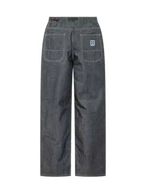Gramicci Chic Paint-ready Trousers With Adjustable Belt - Navy