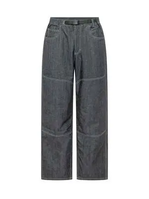 Gramicci Cotton Belted Trousers - Navy