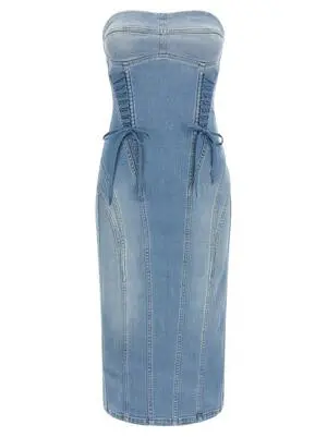 Elisabetta Franchi Chic Mini Dress - Light Blue