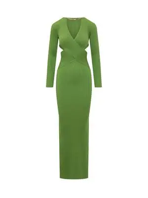 Elisabetta Franchi Elegant Suit Dress - Aloe