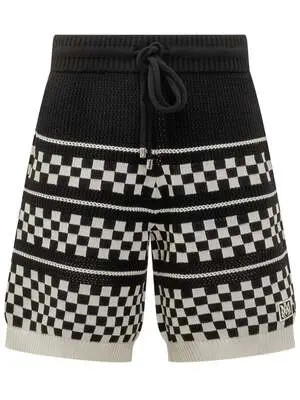 Amiri Checkered Mesh Shorts
