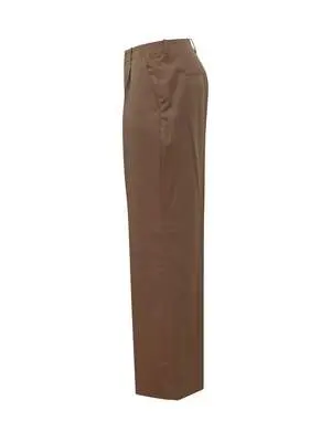Our Legacy Borrowed Chino Pants With Front Pleat - Bronze