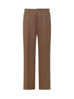 Our Legacy Borrowed Chino Pants With Front Pleat - Bronze