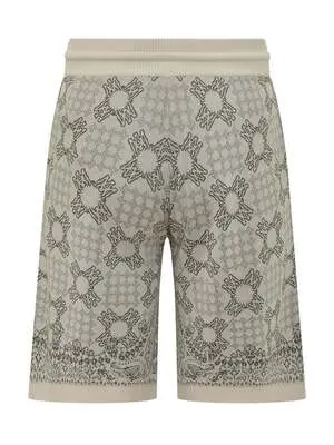 Amiri Check Mini Shorts - Alabaster