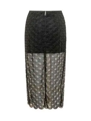 ROTATE BY BIRGER CHRISTENSEN Midi Pleated Skirt
