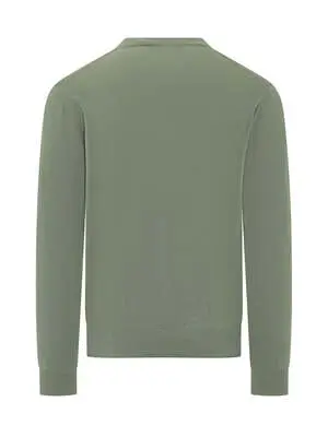 FILIPPO DE LAURENTIIS Long Sleeve Knit Sweater - Salvia