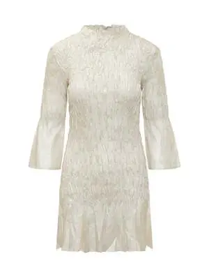 GONGDID DESIGN Chic Sleeveless Neckline Mini Suit