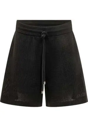 Amiri Mini Distressed Athletic Shorts - Black