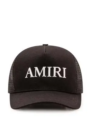 Amiri Logo Trucker Hat - Black
