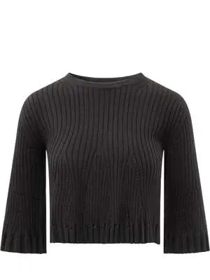 LOULOU DE SAISON Loulou De Saison Silk Blend Top