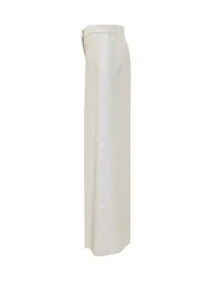 Stella McCartney Cotton Trousers For Spring/summer 2025 - Chalk