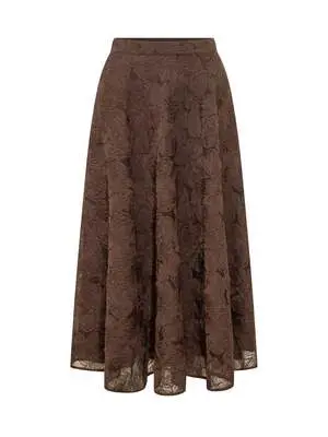 ROTATE BY BIRGER CHRISTENSEN Flower Mesh Sun Skirt - Mole'
