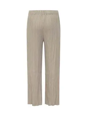 GONGDID DESIGN Textured High-waisted Trousers