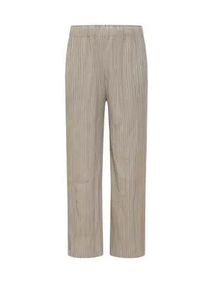 GONGDID DESIGN Textured High-waisted Trousers