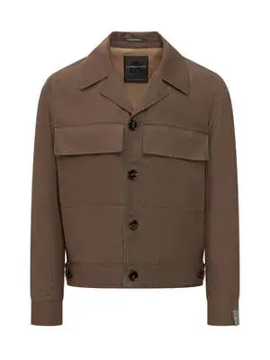 GABRIELE PASINI Stylish Jacket With Applied Buttons And Pockets