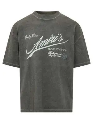 Amiri Premium Silk Blend Graphic Tee