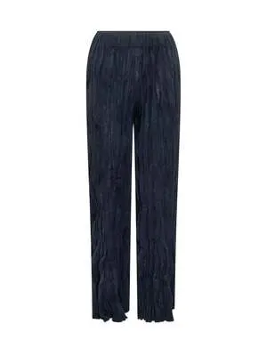 GONGDID DESIGN Straight-leg Trousers - Navy