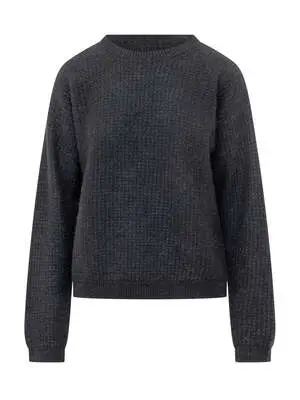 Fabiana Filippi Wool-silk Viscose Blend Knit Sweater - Blu Notte
