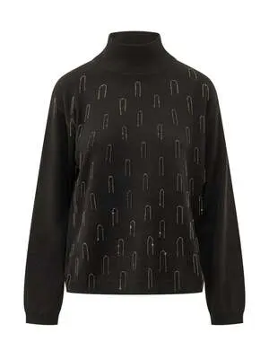 Fabiana Filippi Elegant Knit Sweater With Luxe Details