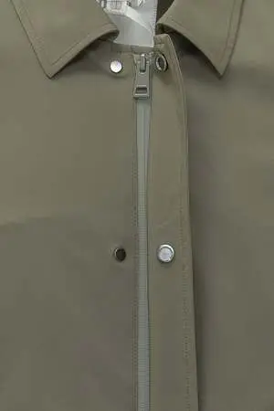 DUNO Mini Neck Shirt Jacket - Verde