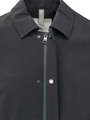 DUNO Neck Shirt Jacket - Navy