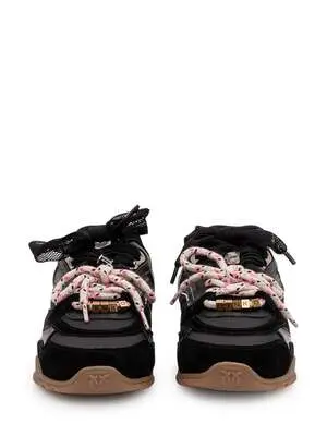 Pinko Stylish Leather Sneakers