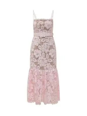 SELF-PORTRAIT Lace Midi Dress