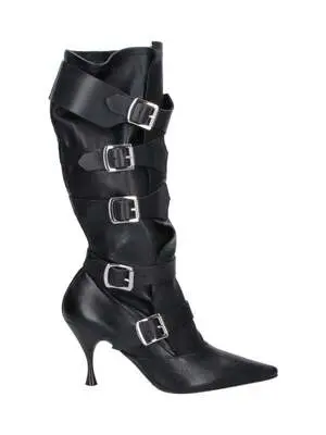 VIVIENNE WESTWOOD Buckle Strap Knee-high Boot - Black