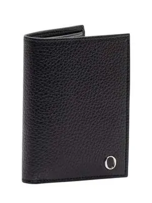 Orciani Vertical Mini Wallet With Metallic Logo